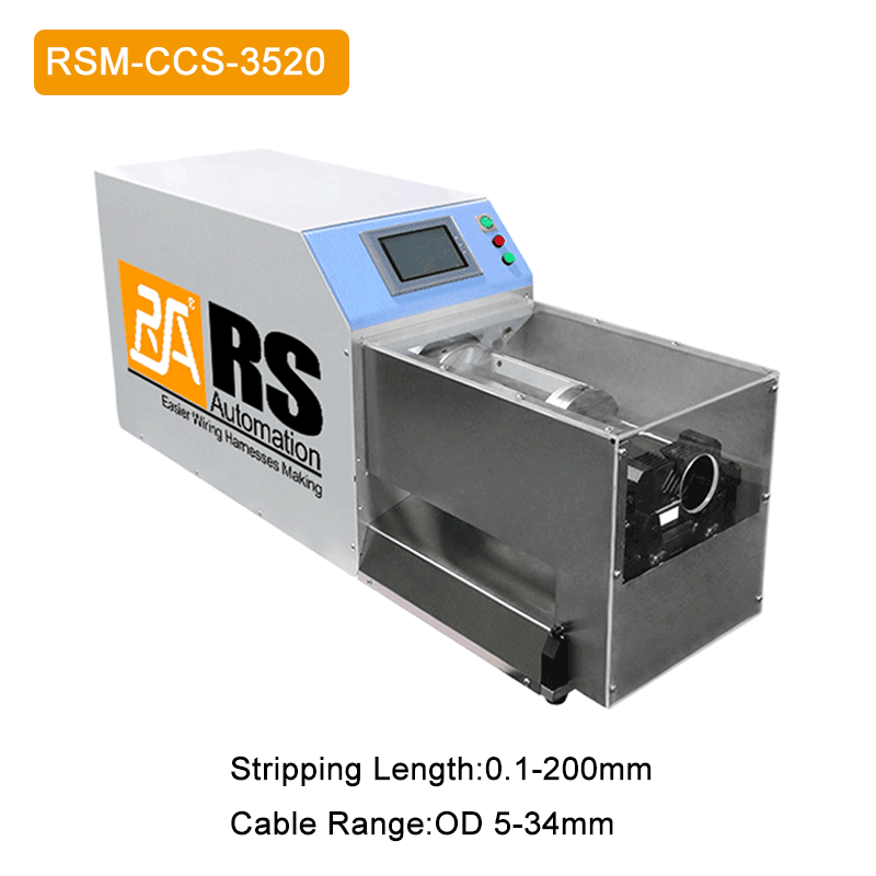 Semi-automatic Coaxial Cable Stripping Machine RSM-CCS-3520