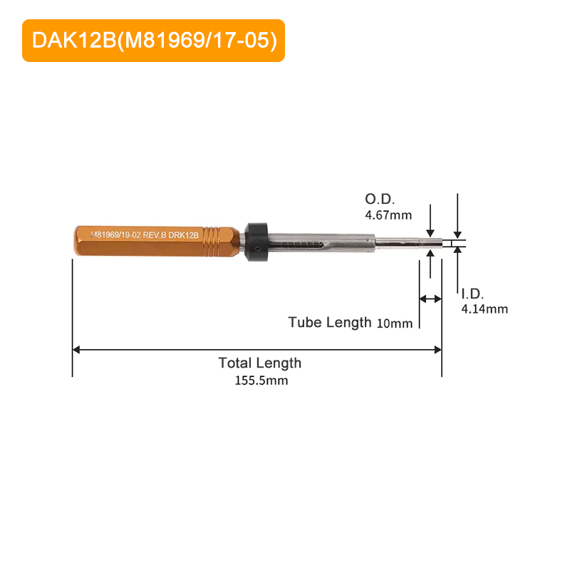 Terminal Removal Tool DRK12B(M81969/19-02)