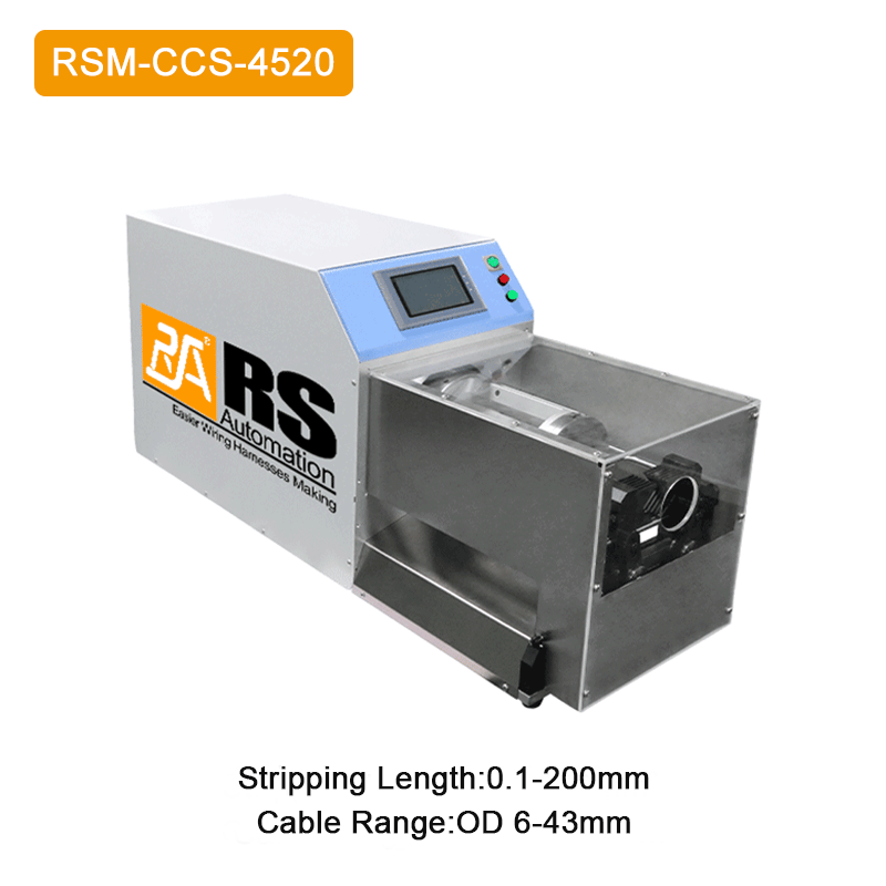 Semi-automatic Coaxial Cable Stripping Machine RSM-CCS-8608
