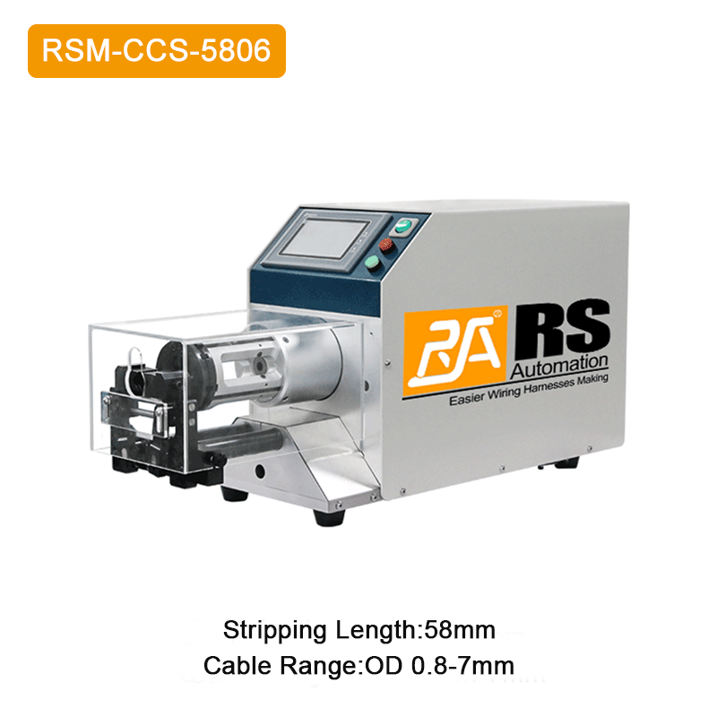Semi-automatic Coaxial Cable Stripping Machine RSM-CCS-5806